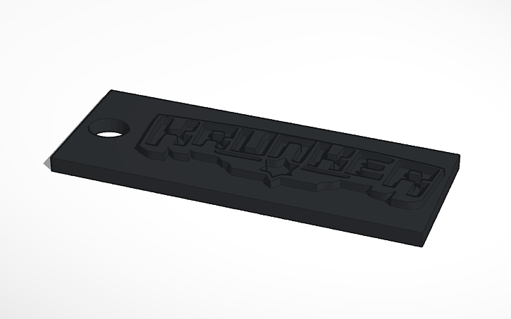 3D design krunker logo - Tinkercad