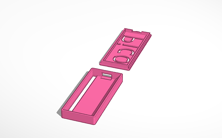 3D design Raspberry Pic Pico Simple - Tinkercad