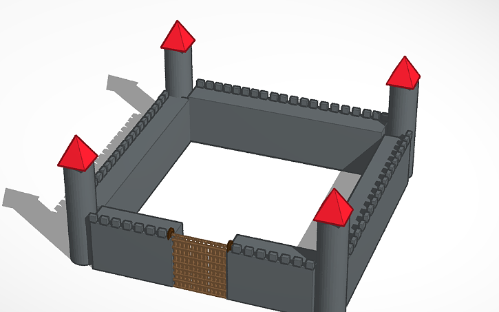 3D design Castle - Tinkercad