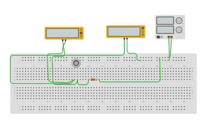 Circuit design Photodiode Transistor - Tinkercad