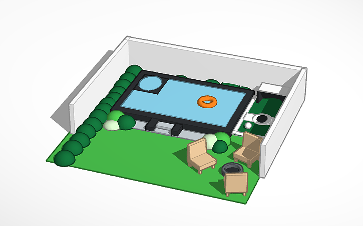 3D design pool - Tinkercad