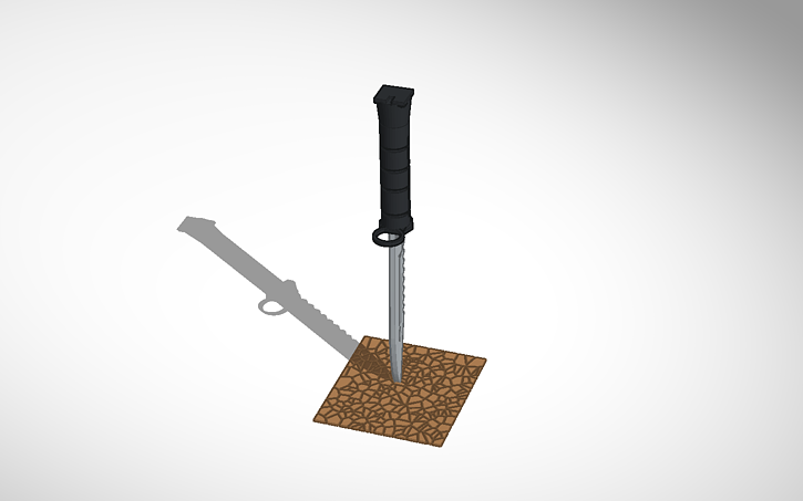 3D design cs go bayonet - Tinkercad