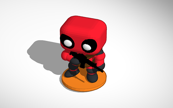 3d Design Deadpool Tinkercad