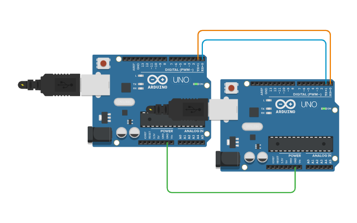 Circuit design Serial_communication | Tinkercad
