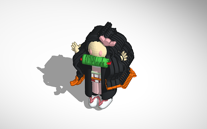3D design Nezuko - Tinkercad