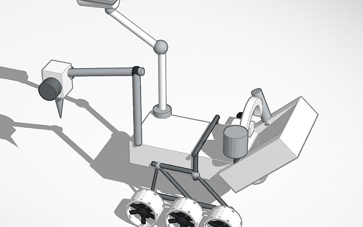 3D design MOON ROVER - Tinkercad