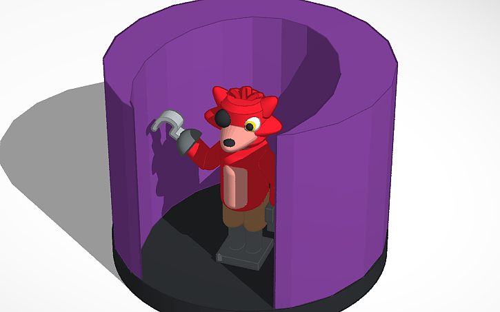 3D design Foxy in the Pirate Cove | Tinkercad