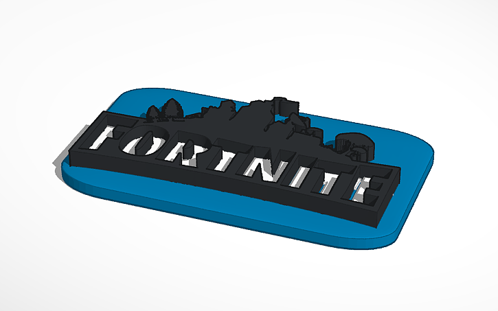 3D design FORTNITE - Tinkercad