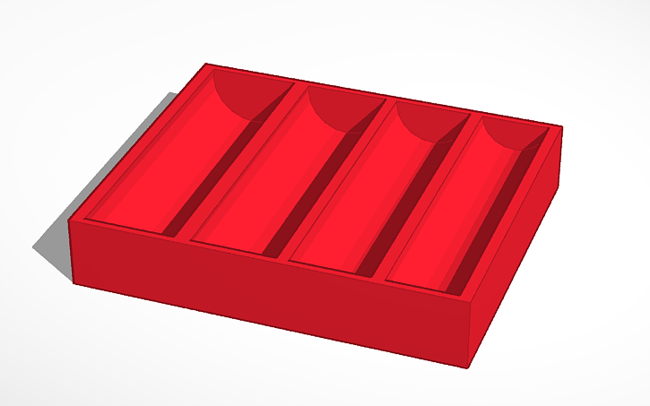 3D design coin box tray Singapore | Tinkercad