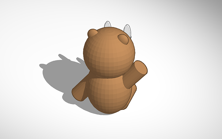 3D design Teddy bear | Tinkercad