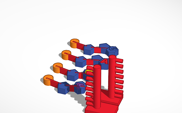 3D design Nucleotide model - Tinkercad