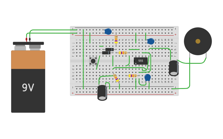 Circuit design Doorbell - Tinkercad