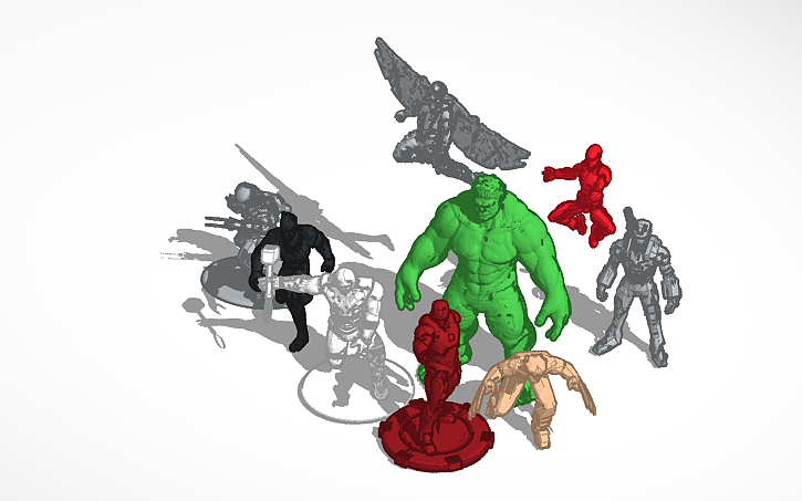 3D design MARVEL | Tinkercad