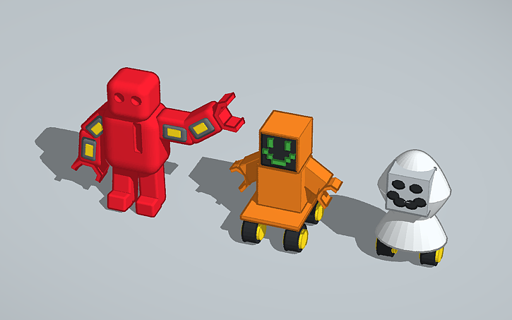 3D design robos - Tinkercad