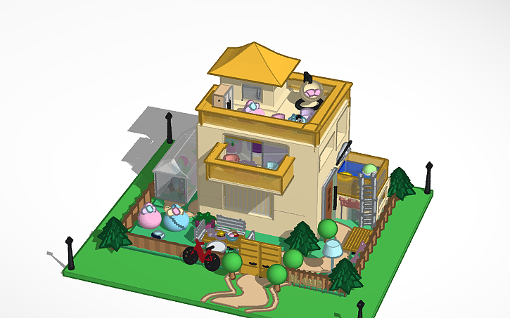 3D design Street, Modern House | Tinkercad