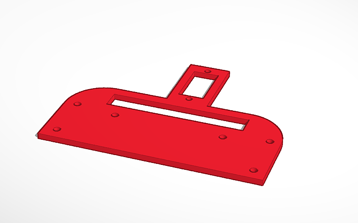 3D design VGER base - Tinkercad