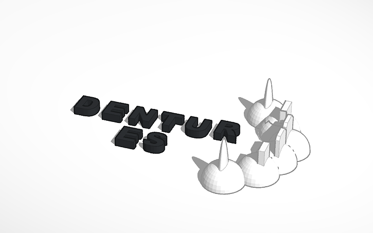 3D design dentures- teeth set5 | Tinkercad