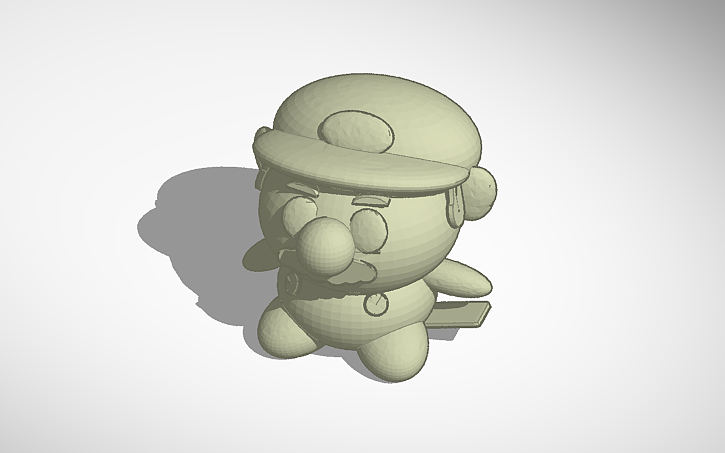 3D design fat mario - Tinkercad