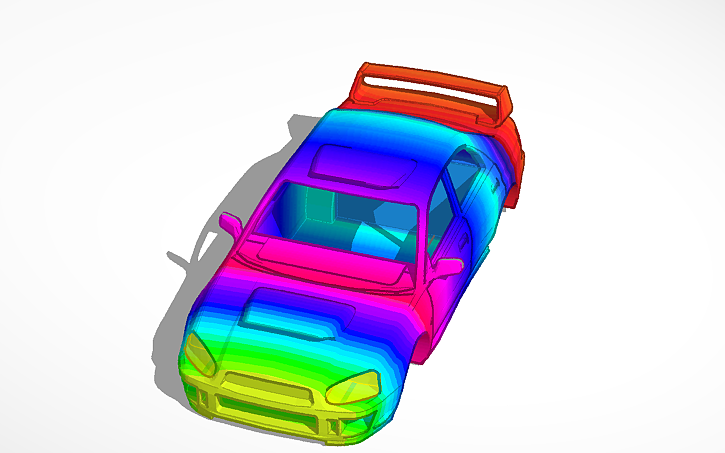 3D design How to make gradient car bodies!!! - Tinkercad