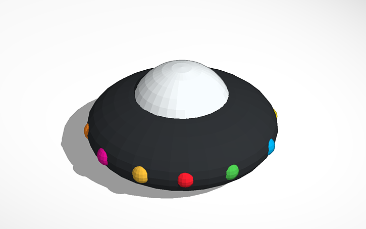 3D design Alien Spaceship | Tinkercad