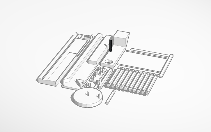 3D design simple gun printable - Tinkercad 3D design simple gun printable - Tinkercad
