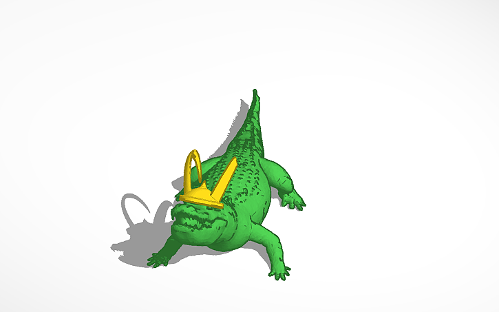 3D design Gator Loki - Tinkercad