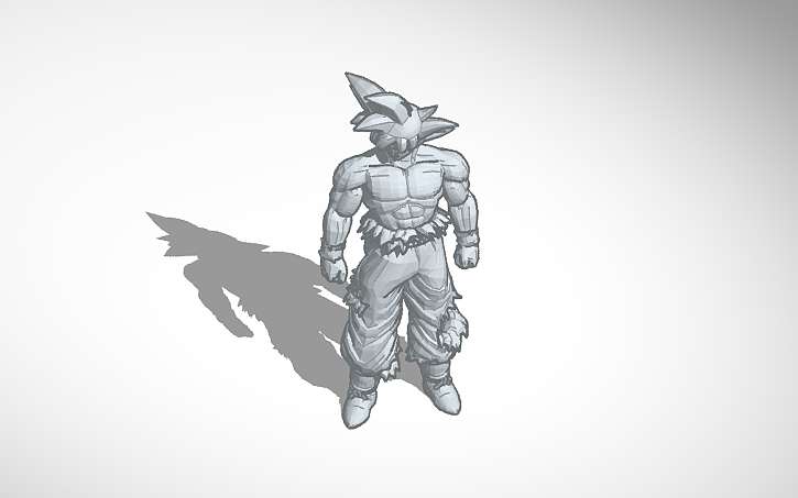 3D design Goku UI - Tinkercad