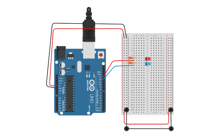 Circuit design BLINKING LED - Tinkercad Circuit design BLINKING LED - Tinkercad