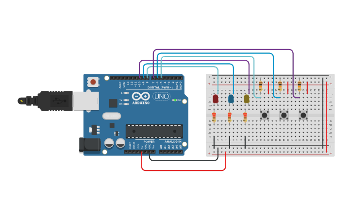 Circuit design Curso de Arduino Aula 13.2 | Tinkercad