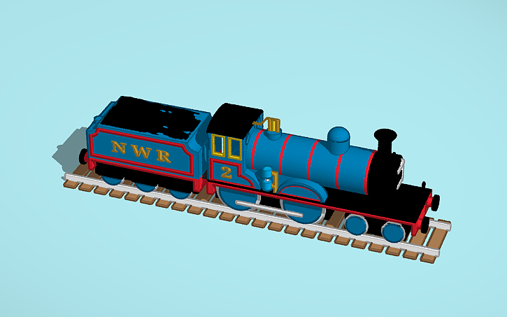 3D design OLD Edward The Blue Engine Mk2 - Tinkercad