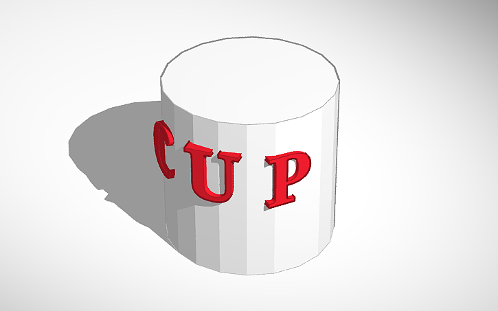3D design CUP | Tinkercad