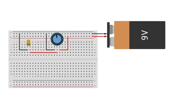 Circuit Design Potentiometer Tinkercad