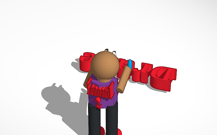 3D design Character of Pop Culture (Drake) - Tinkercad