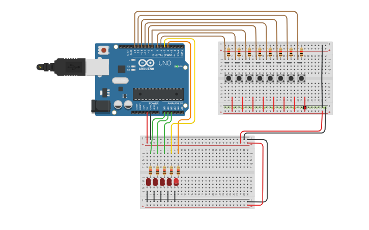 Circuit design Arduino Winda | Tinkercad
