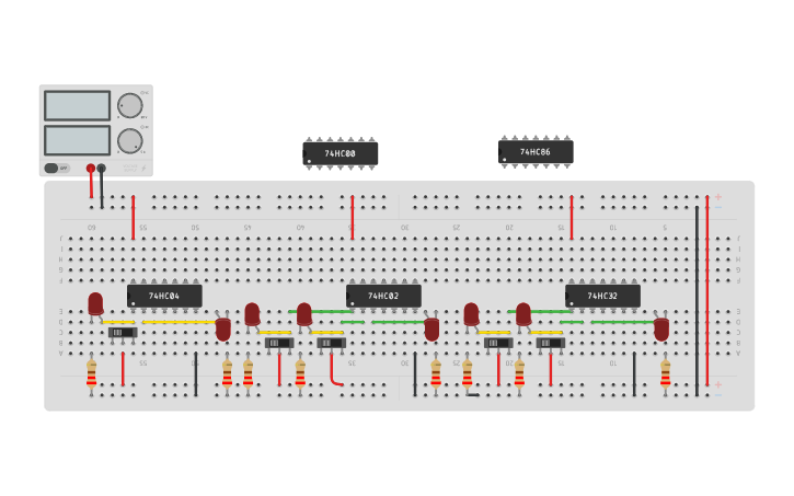 Circuit design Verification of truth table of various gates using ICs ...