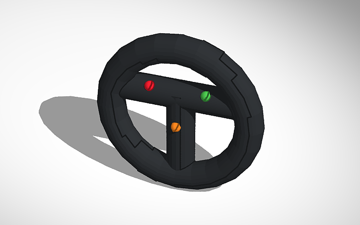 3D design Steering Wheel - Tinkercad
