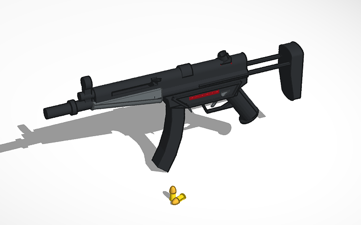 3D design MP5 - Tinkercad