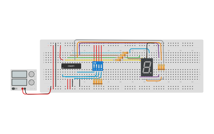 Circuit Design Binary To Decimal Tinkercad 3902