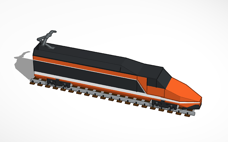 3D design TGV - Tinkercad