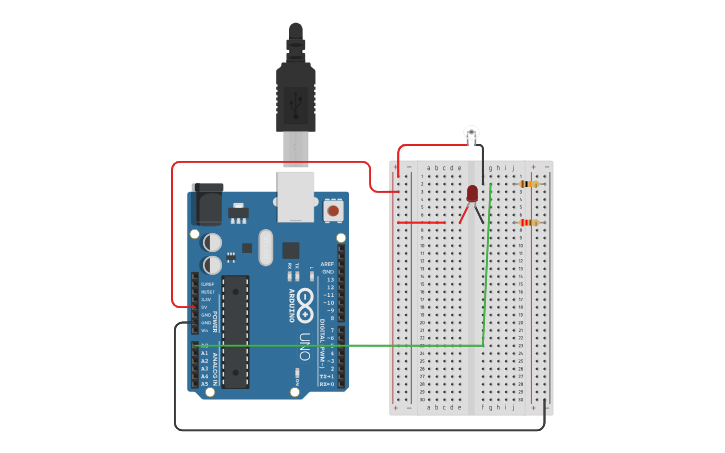 Circuit design LIGHT SENSOR - Tinkercad