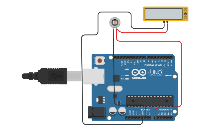 Circuit design Photodiode | Tinkercad