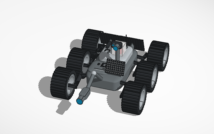 3D design Mars Rover - Tinkercad