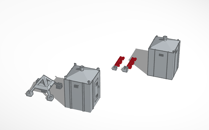 3D design HO Train Scale Signal Shed - Tinkercad