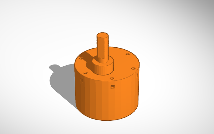 3D design Motor Mock up - Tinkercad