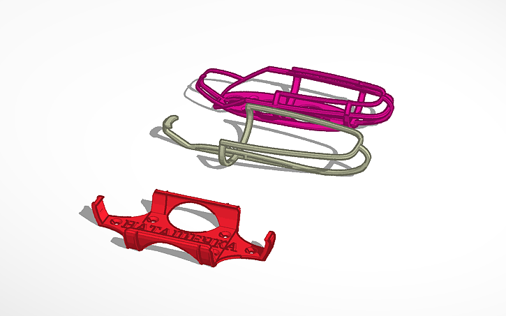 3d Design крепёж пульта ДУ на стену 2 варианта Tinkercad