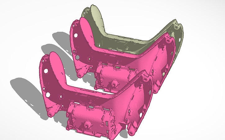 3D design XBOX ONE S Backplate - Tinkercad