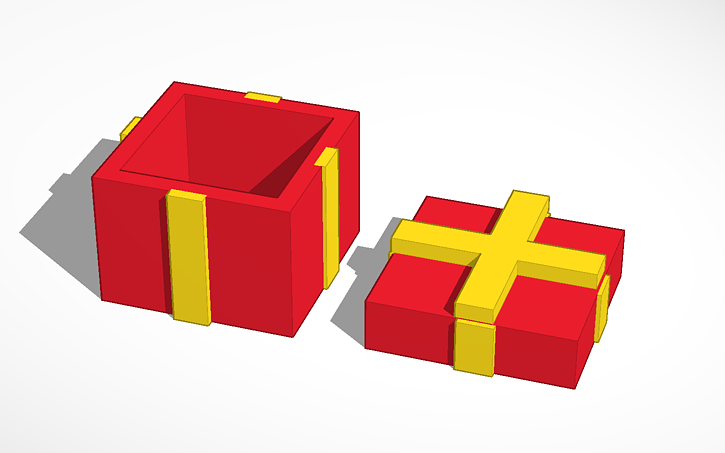 3D design gift box | Tinkercad