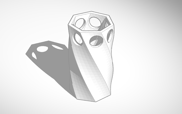 3D design Vase - Tinkercad