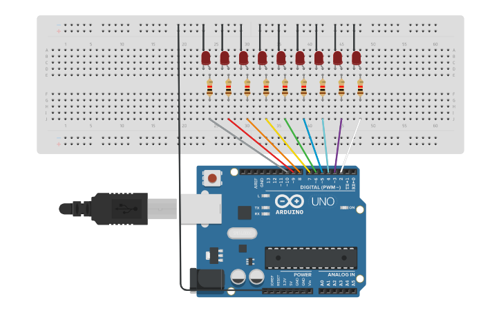 Circuit design Microcontroller Quiz 3 LC - Tinkercad