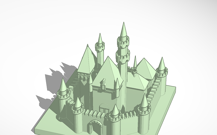 3D design Castle - Tinkercad